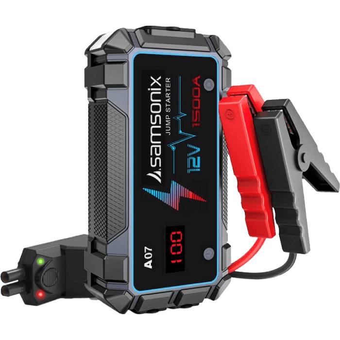 בוסטר התנעה לרכב 8000mAh samsonix A07 - אורן מערכות