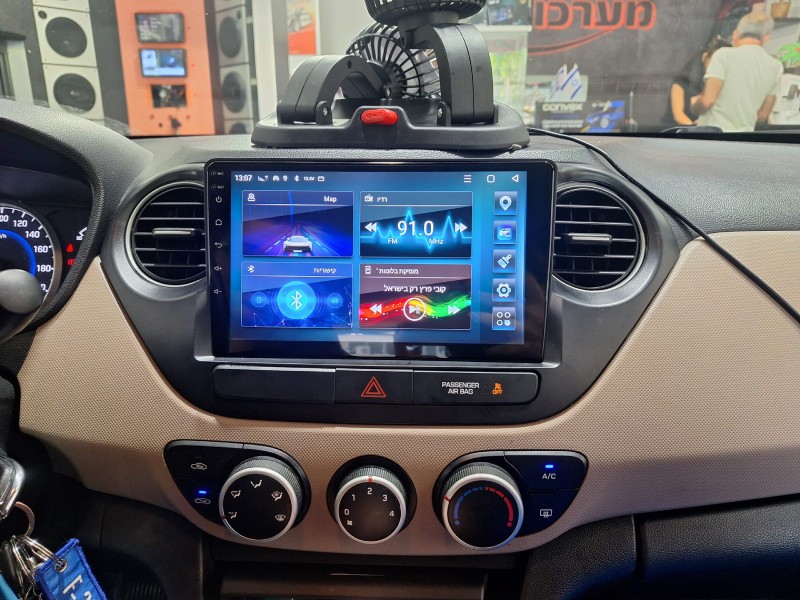 התקנת מולטימדיה NIPPON MAX Z יונדאי i10 שנת 2019 - אורן מערכות